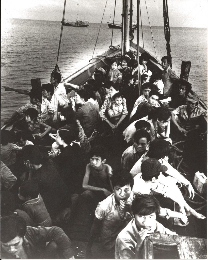2.1 - Refugees On boat - Vietnamese Heritage Museum