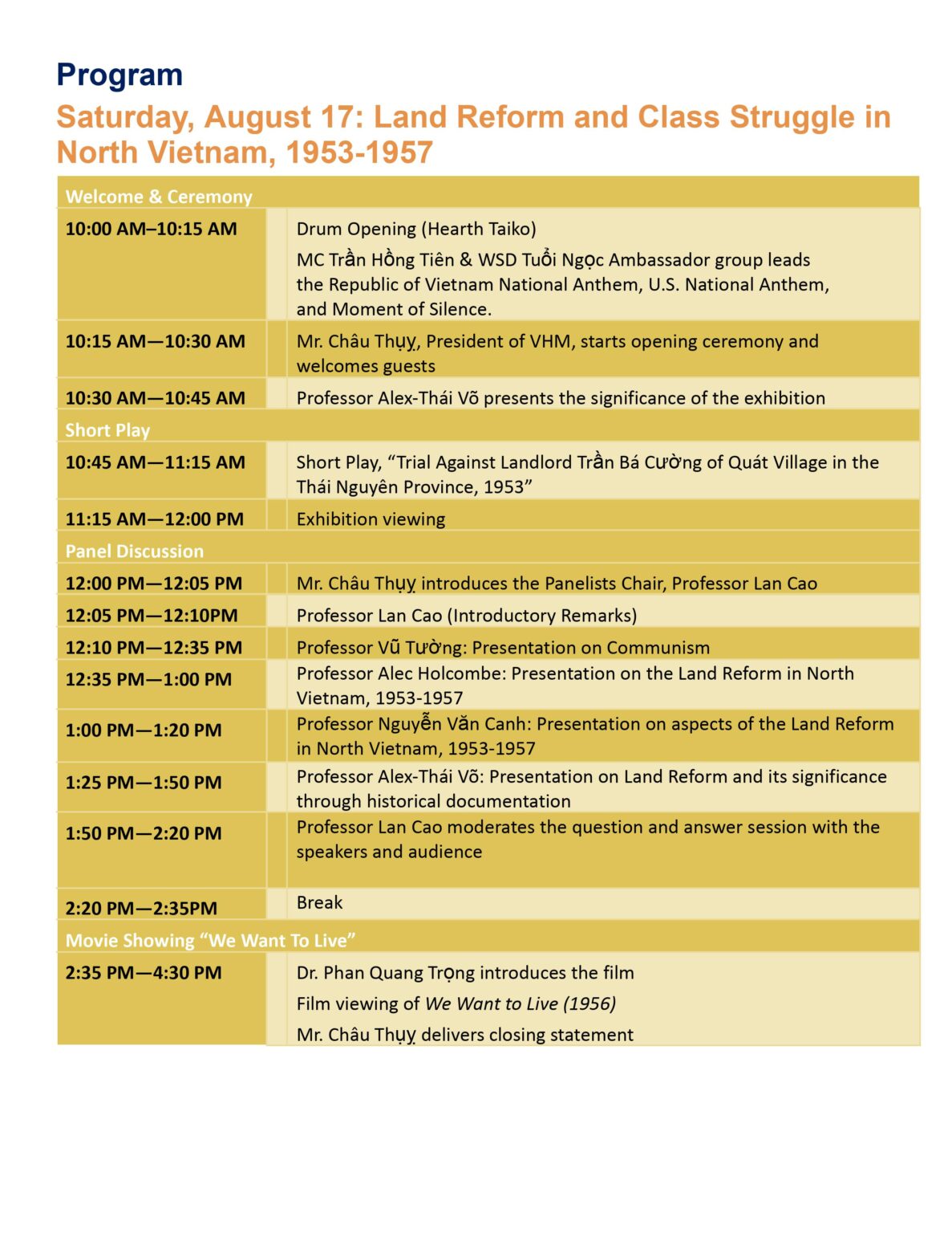 Exhibition 2024 - Vietnamese Heritage Museum